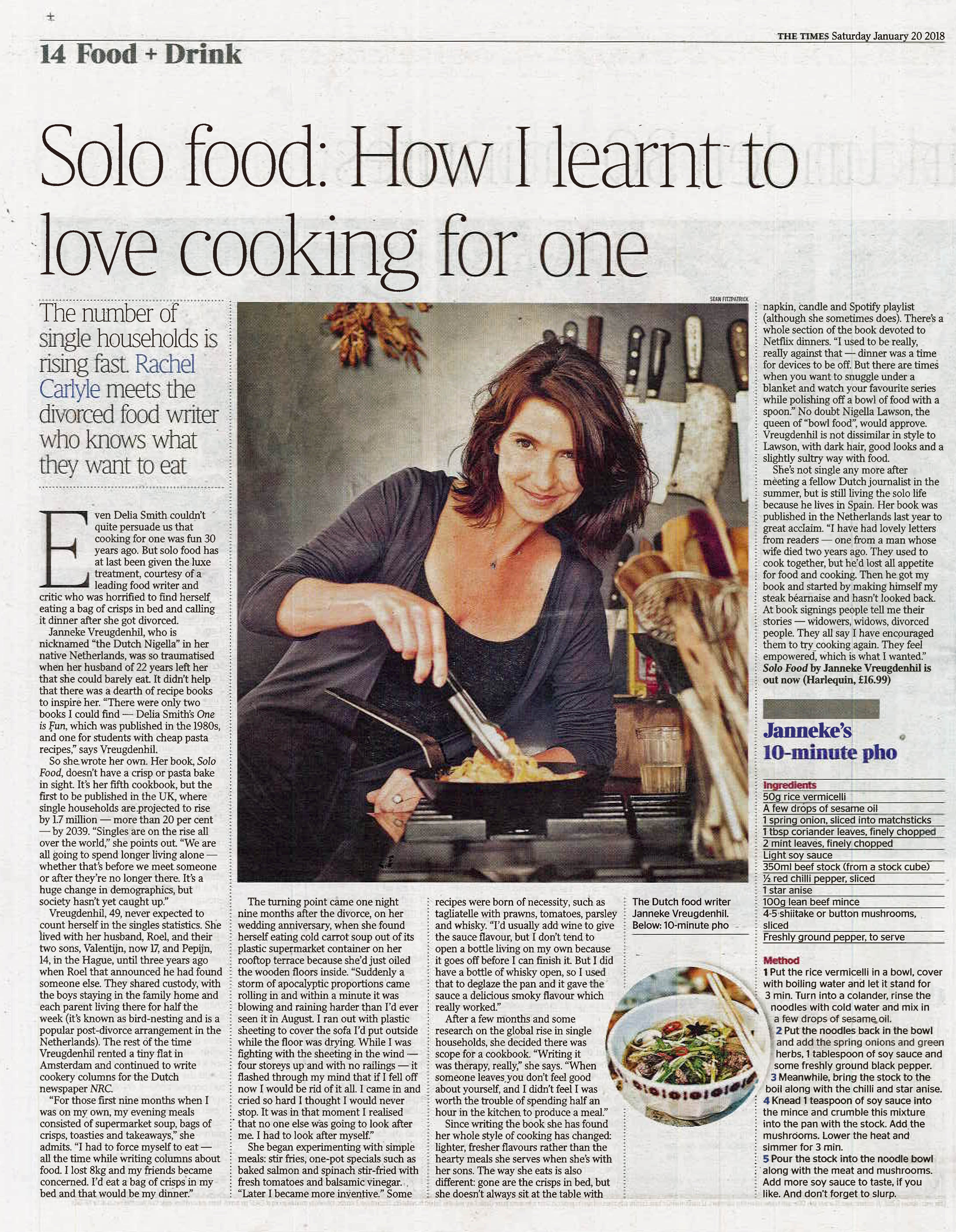 Solo food – Janneke Vreugdenhil